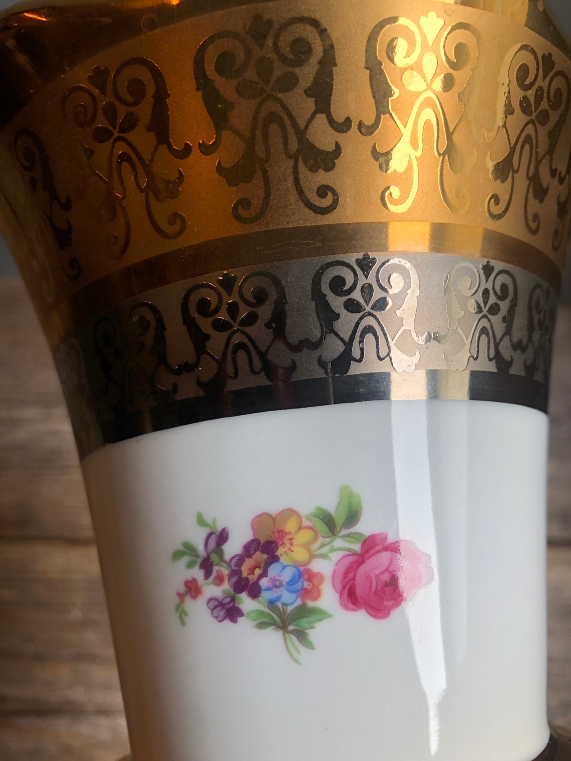 RARE Vintage Casa Bohemia SA Sneroll Porcelain Vase Sneroll - Etsy