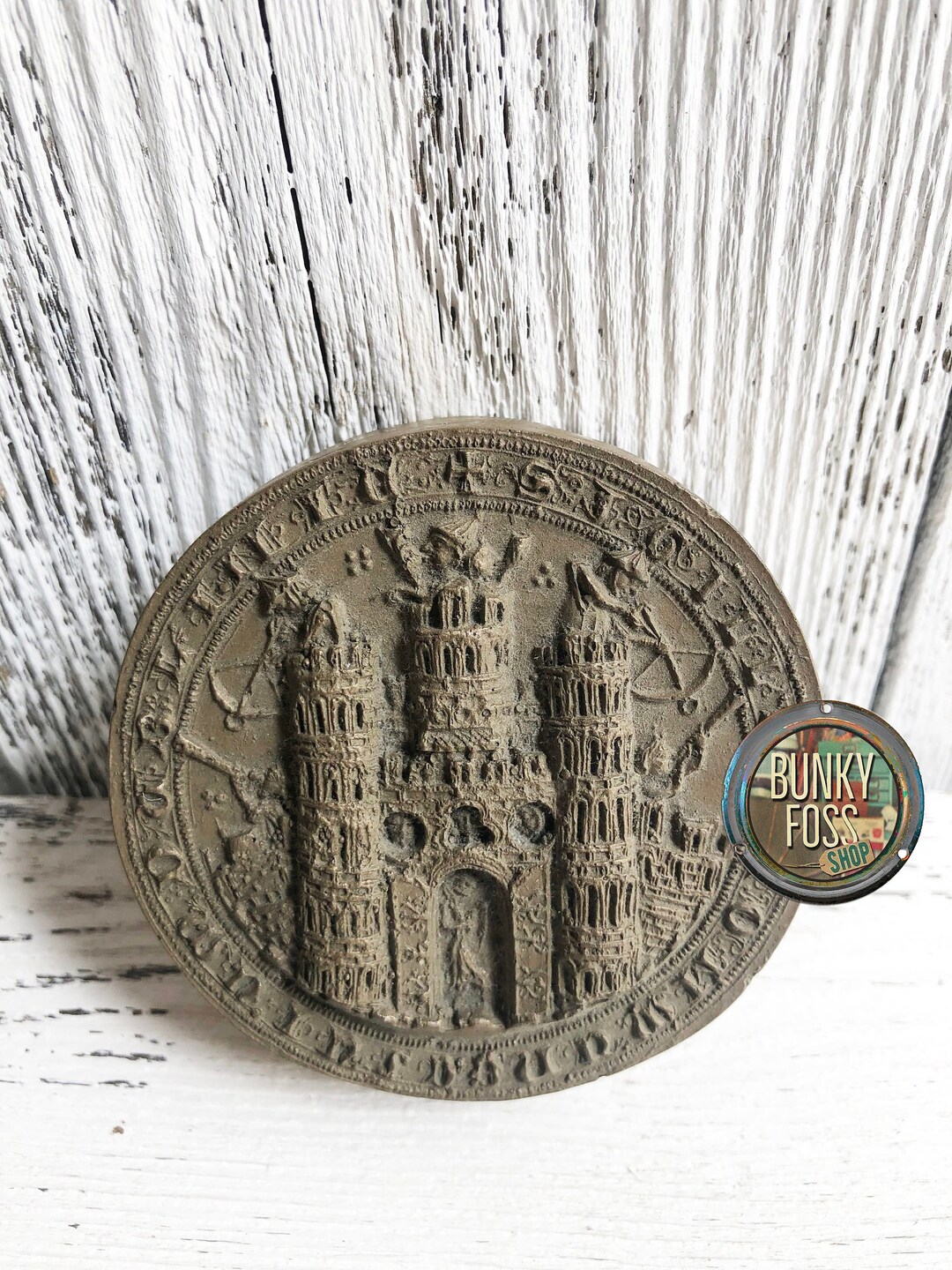 Vintage Irish Turoe Stone Dublin City Seal Replica Paperweight,turoe ...