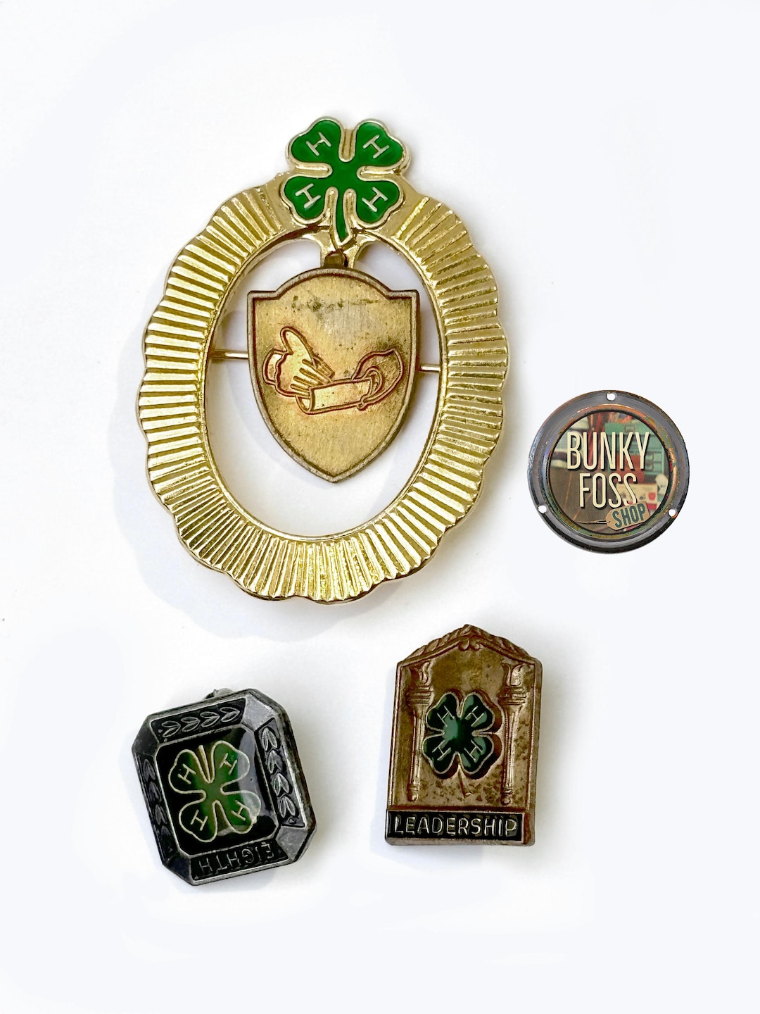 Vintage FFA 4-H Pins Lot,4-h Needlepoint Pin Set, 4-H Pins, Lapel Pins ...