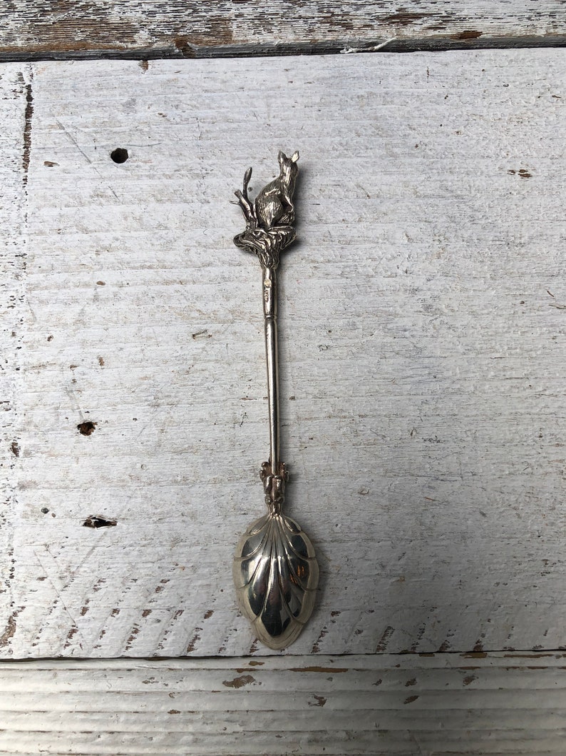 Vintage Australian Sterling Silver Kangaroo Spoon by Zygmunt Libucha - Etsy