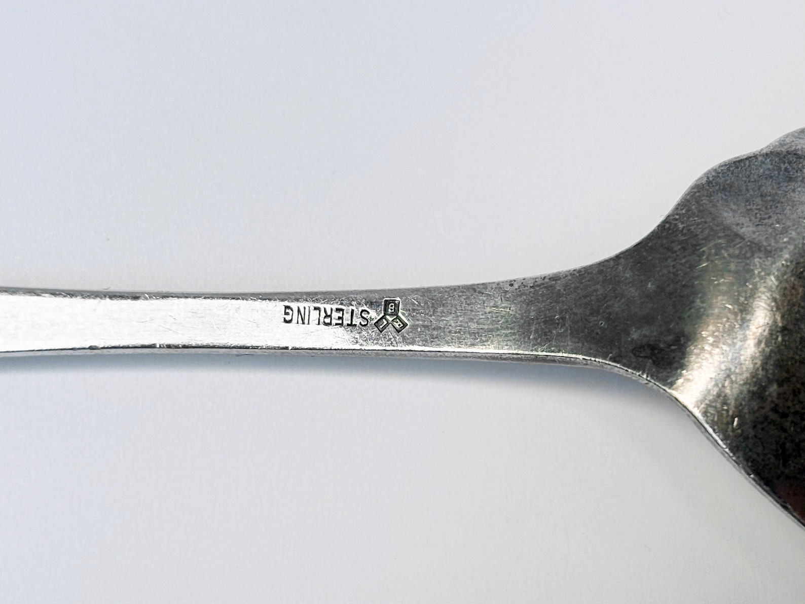 Antique RLB Sterling Silver Chippendale Flat & Slotted Spoon Set,rogers ...