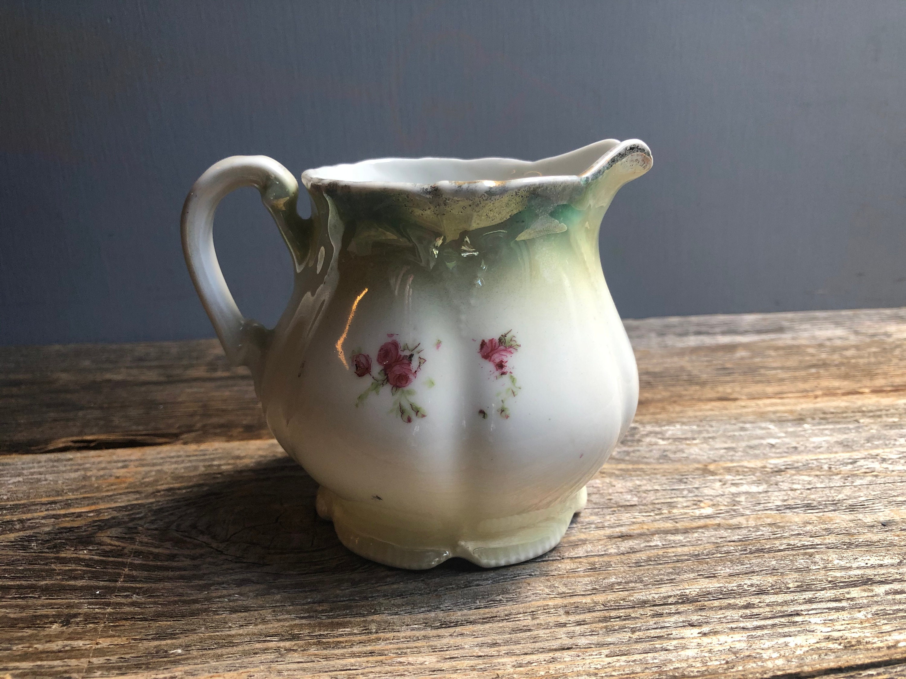 Antique Gorgeous German Porcelain Roses Creamer Pitcher - Etsy
