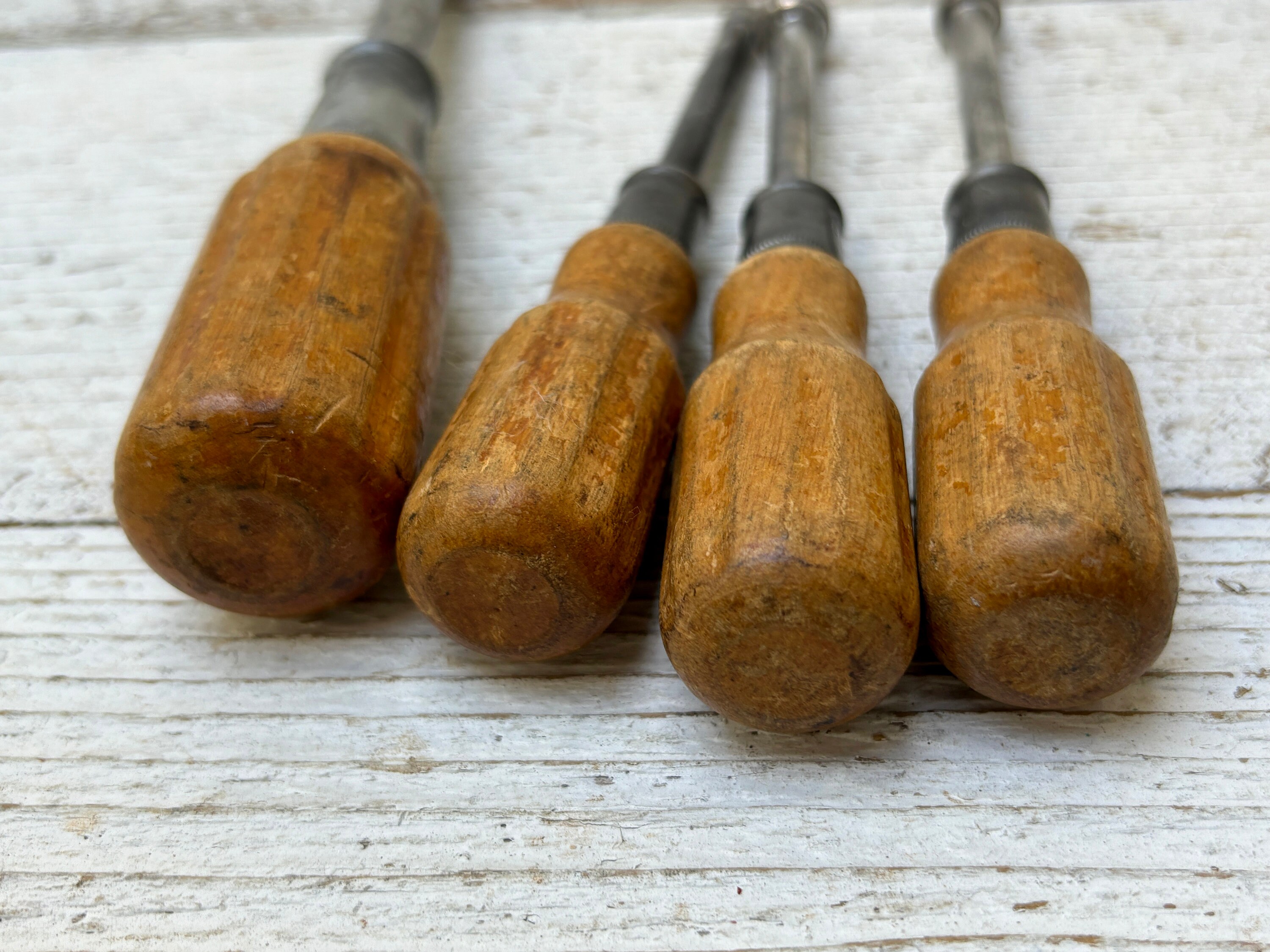Vintage Walden Spintite Nut Driver Tool Set, Wood Handle, 1950s - Etsy