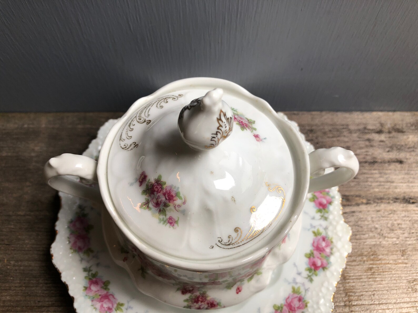 Vintage Irma Bavaria China Sugar Bowl Set Vintage Irma | Etsy