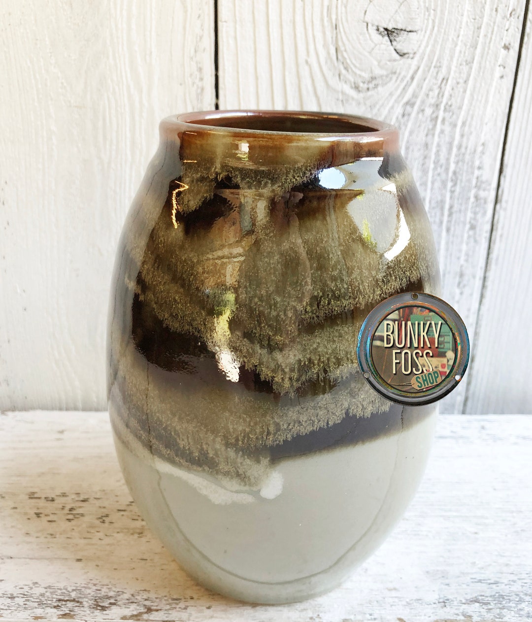 Vintage Warwick Stoneware Pottery Vase, Stoneware Vase, Pottery Vase ...