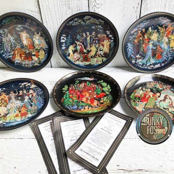 Russian Fairy Tale Plates - Etsy