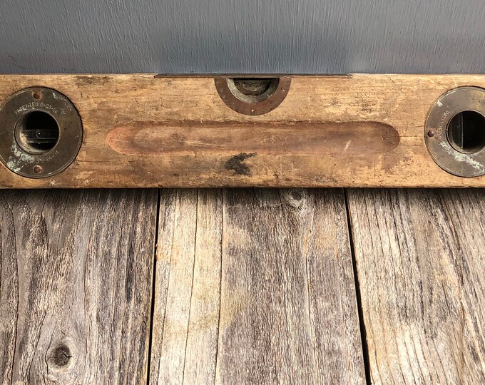 Vintage E.C. Simmons Keen Kutter Wood Level, St Louis, Pattened, Old ...