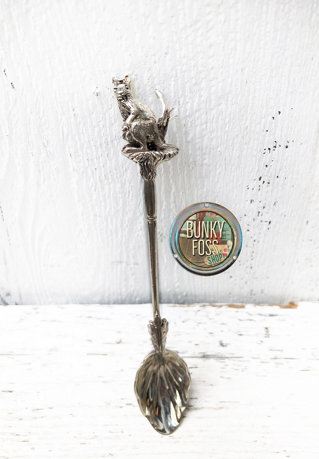 RARE! Vintage Zygmunt Libucha Australian Sterling Silver Kangaroo Spoon ...