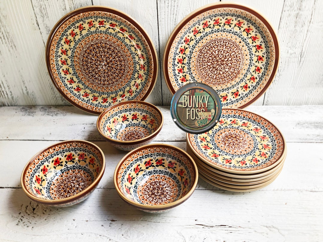 RARE! Vintage Polish Pottery Autumn Festival, Polish Pottery, Autumn ...