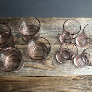 Vintage Blush Pink Whiskey & Cocktail Glass Setcocktail - Etsy