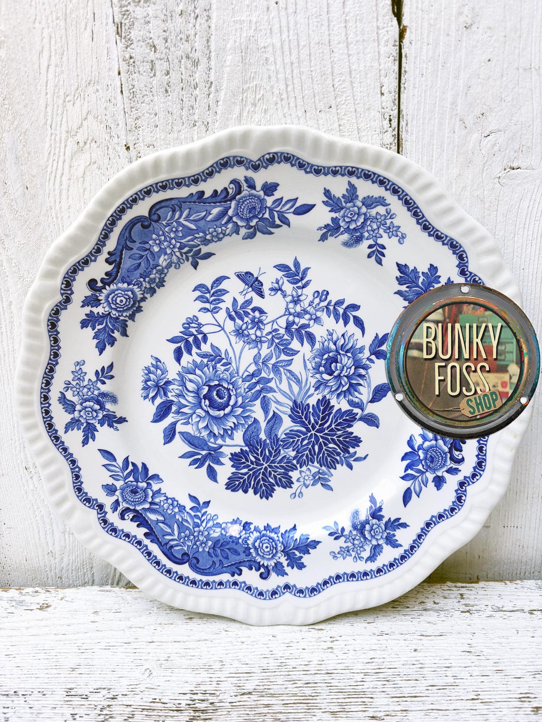 Vintage Spode Blue Room Collection Jasmine Dinner Plate, Spode Blue ...