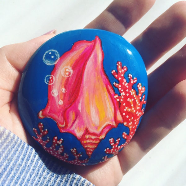 Painted Seashells - Etsy