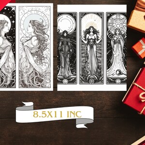 100 Tarot Oracle Coloring Pages, Tarot for Adults, Tarot for Beginners ...