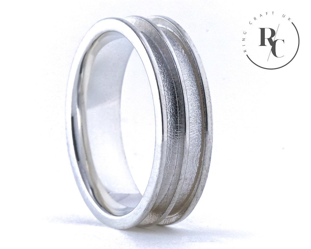 925 SS 6mm Double Inlay Ring Core - Etsy