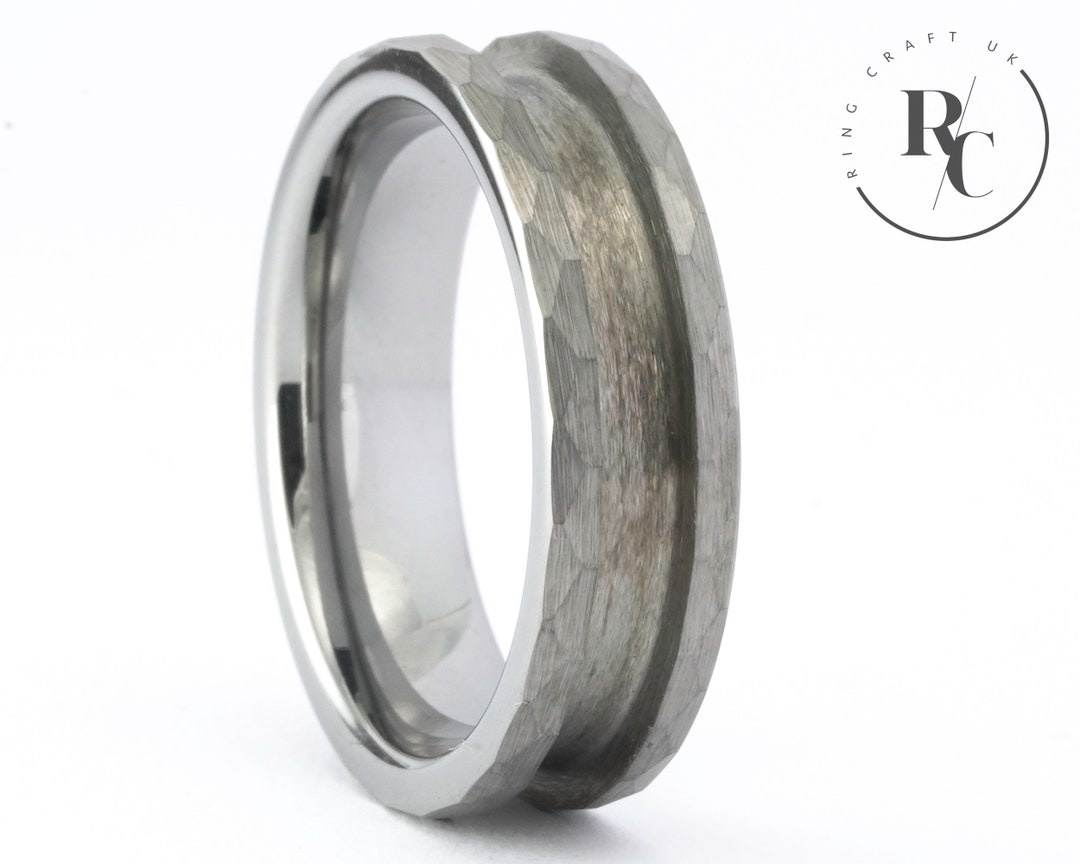 6mm Tungsten Carbide Ring Core With Faceted Shoulders - Etsy