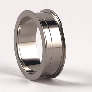 8mm Titanium Ring Core -two Part Screw - Etsy UK
