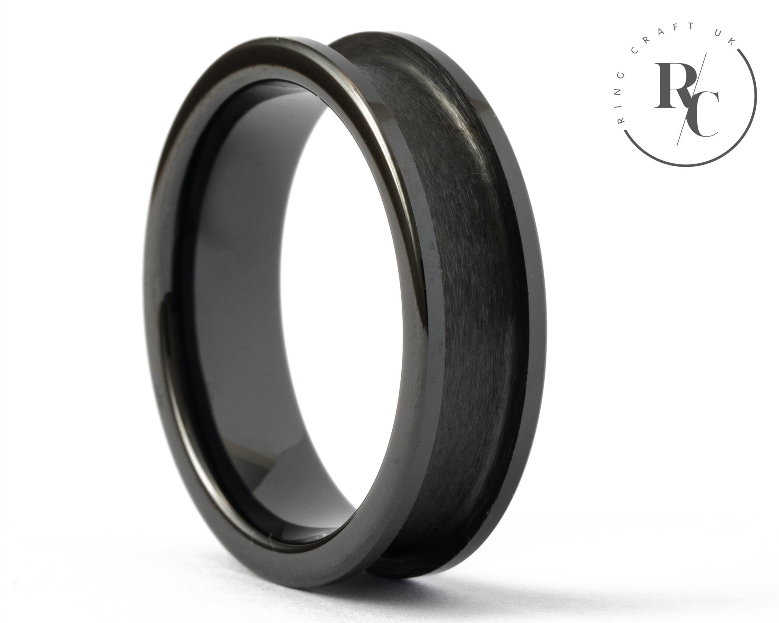 6mm Black Ceramic Ring Core - Etsy
