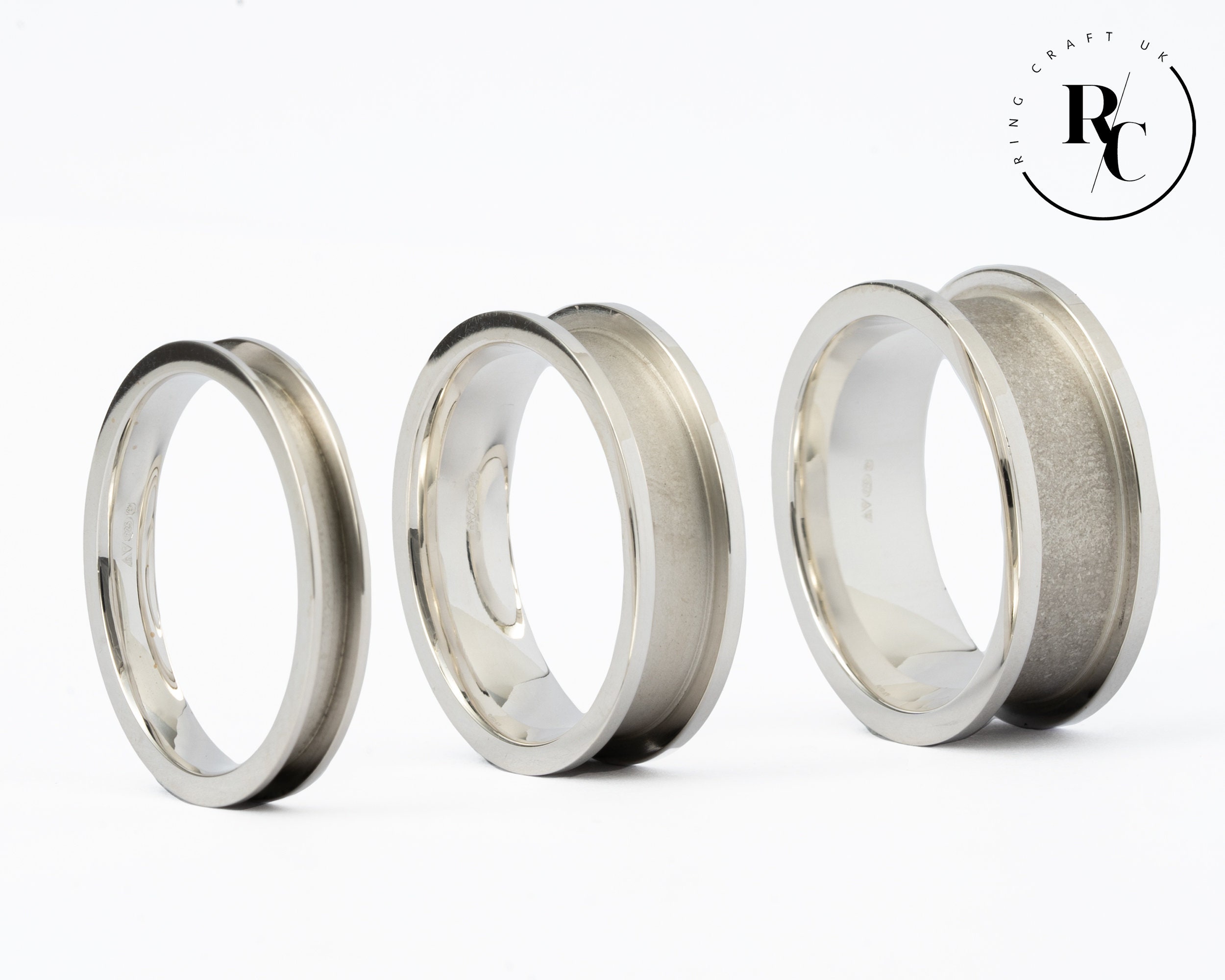 925 Sterling Silver 8mm Ring Core - Etsy UK