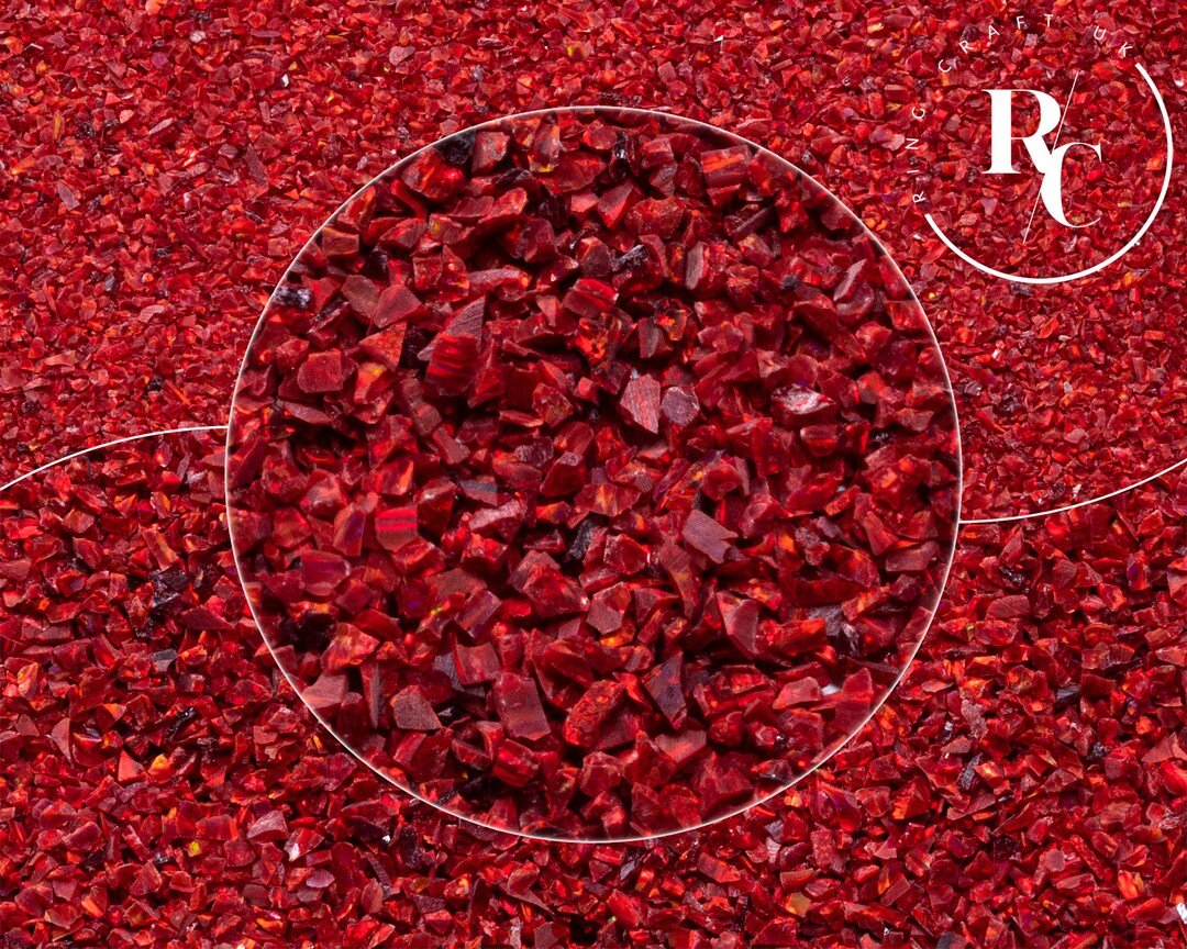Ruby Red Opal in 3 Sizes - Etsy