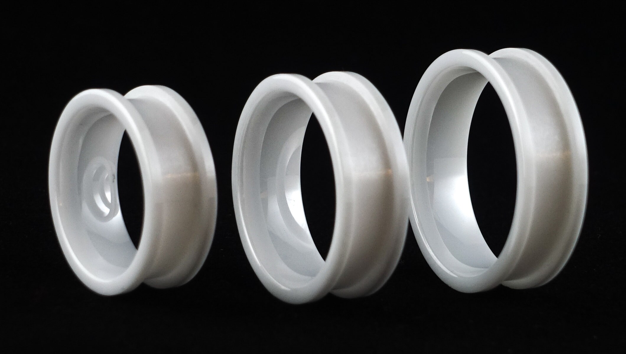 8mm White Ceramic Ring Core - Etsy UK