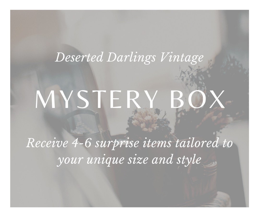 Vintage Mystery Box Surprise Vintage Clothing Box for Women - Etsy