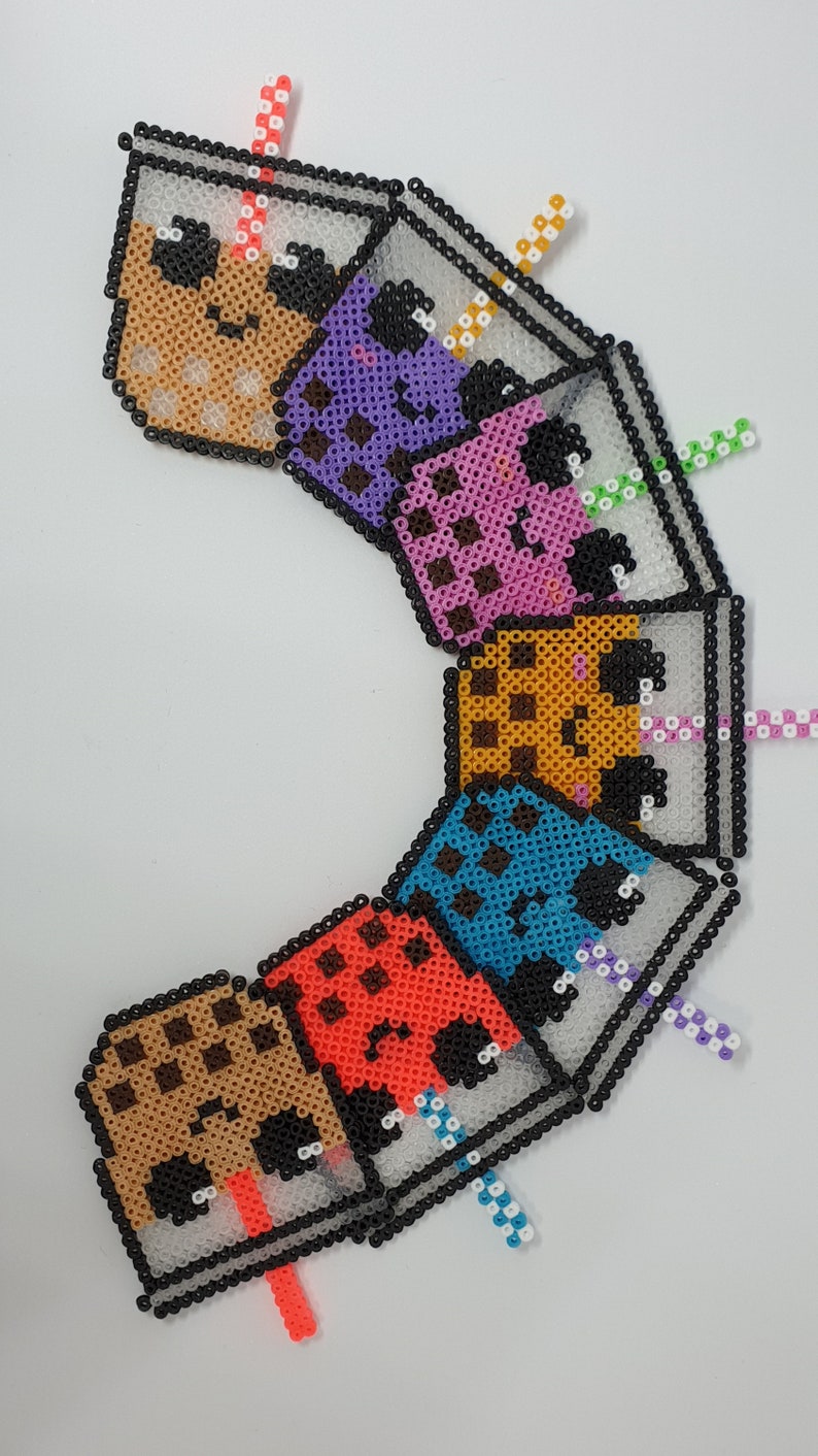 Mini Hama Beads Cute Bubble Tea Magnet | Etsy