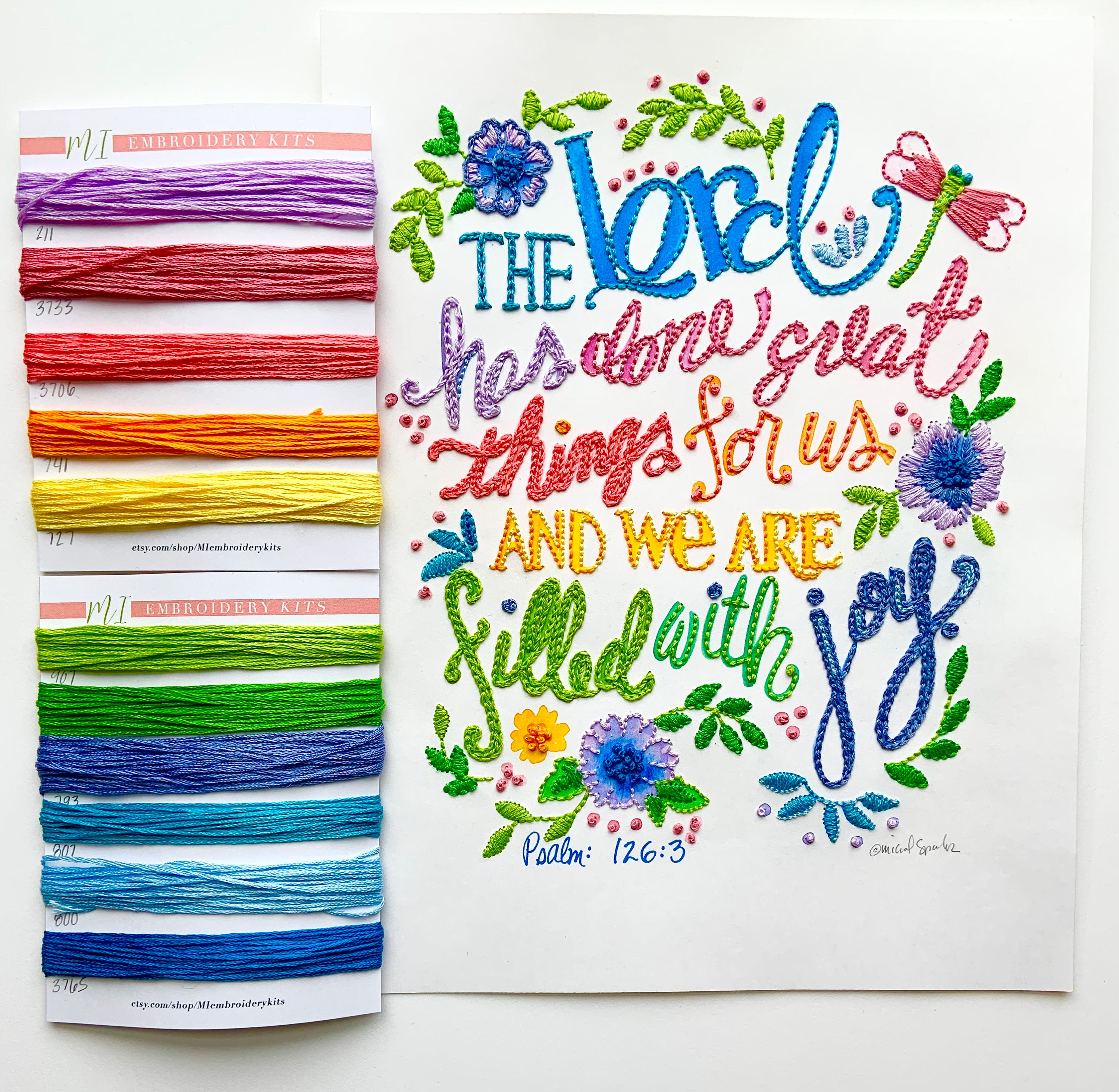 Christian Embroidery, Christian Art DIY, Scripture Embroidery Christian ...