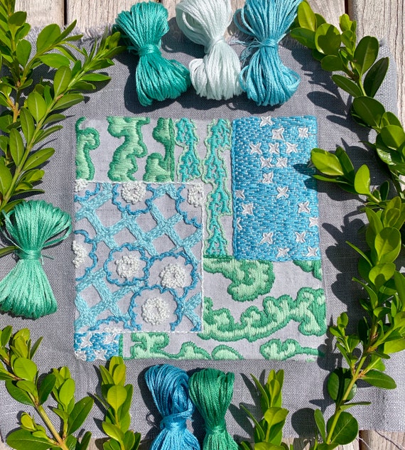 Hand Embroidery Kit Wall Art Diy Wall Art DIY Embroidery | Etsy