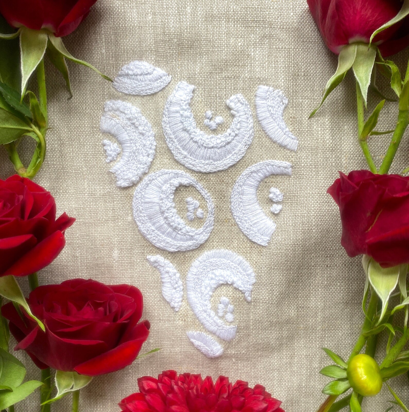 Scandinavian Christmas, Tonal Embroidery Kit, DIY Christmas Embroidery ...