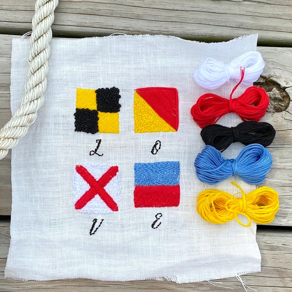 Nautical Embroidery - Etsy