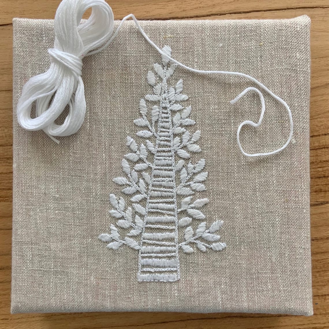 Scandinavian Style Christmas Tree, Tree Ornament, Embroidery Kit ...