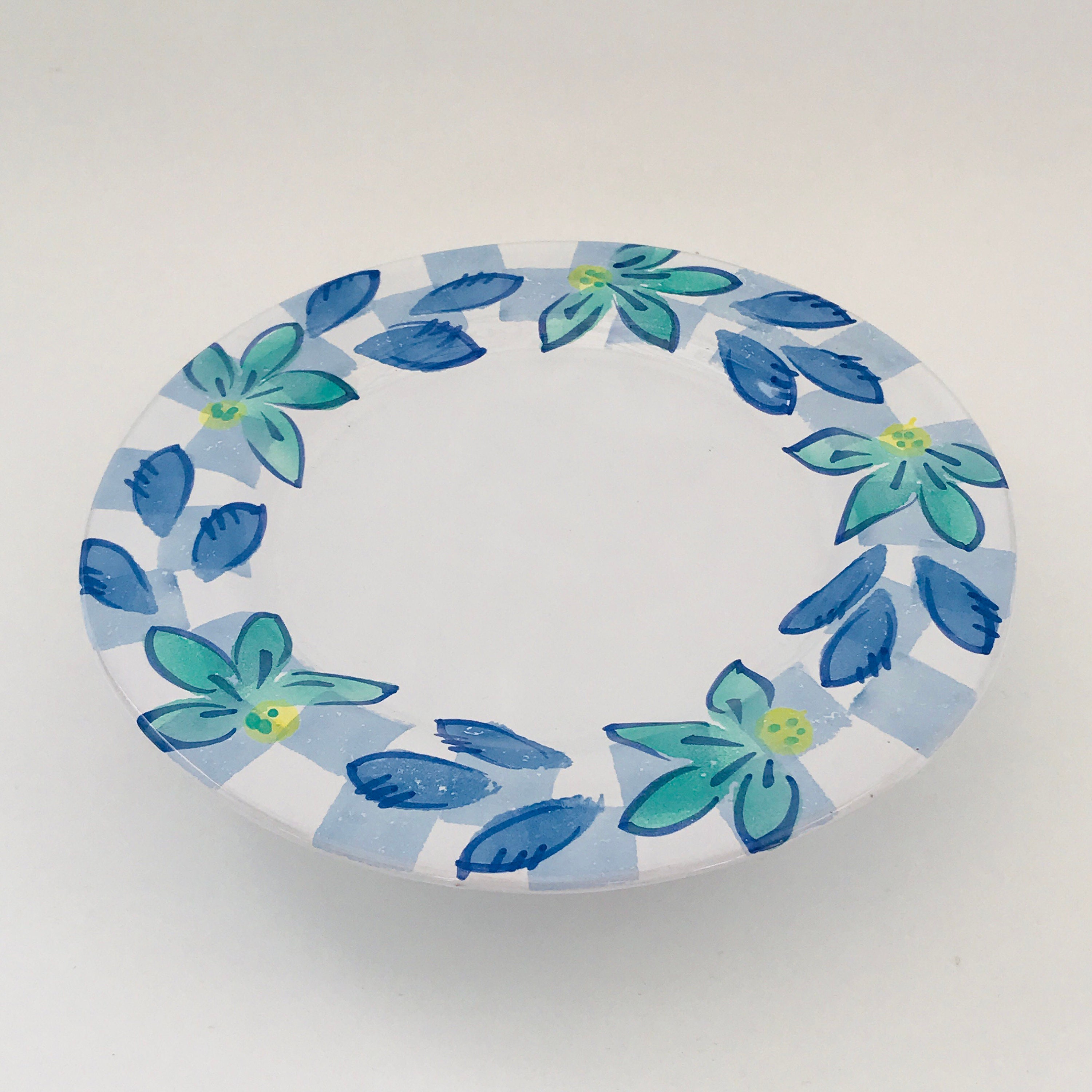 Habitat | Made in Italy | 1980s | Hand Painted Plate - Etsy