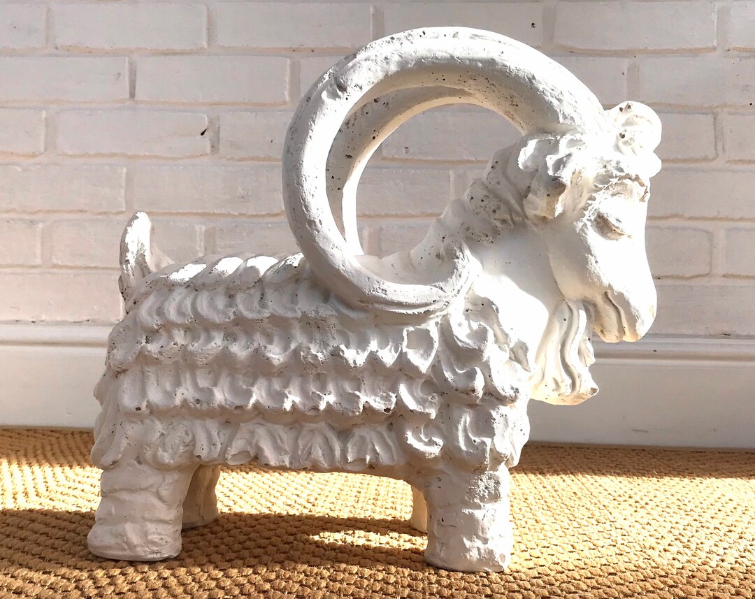 Large Goat Pottery Sculpture 1961 Austin Productions - Etsy