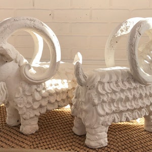 Mid Century austin Productions 1961 Terracotta Whitewashed Pottery ...