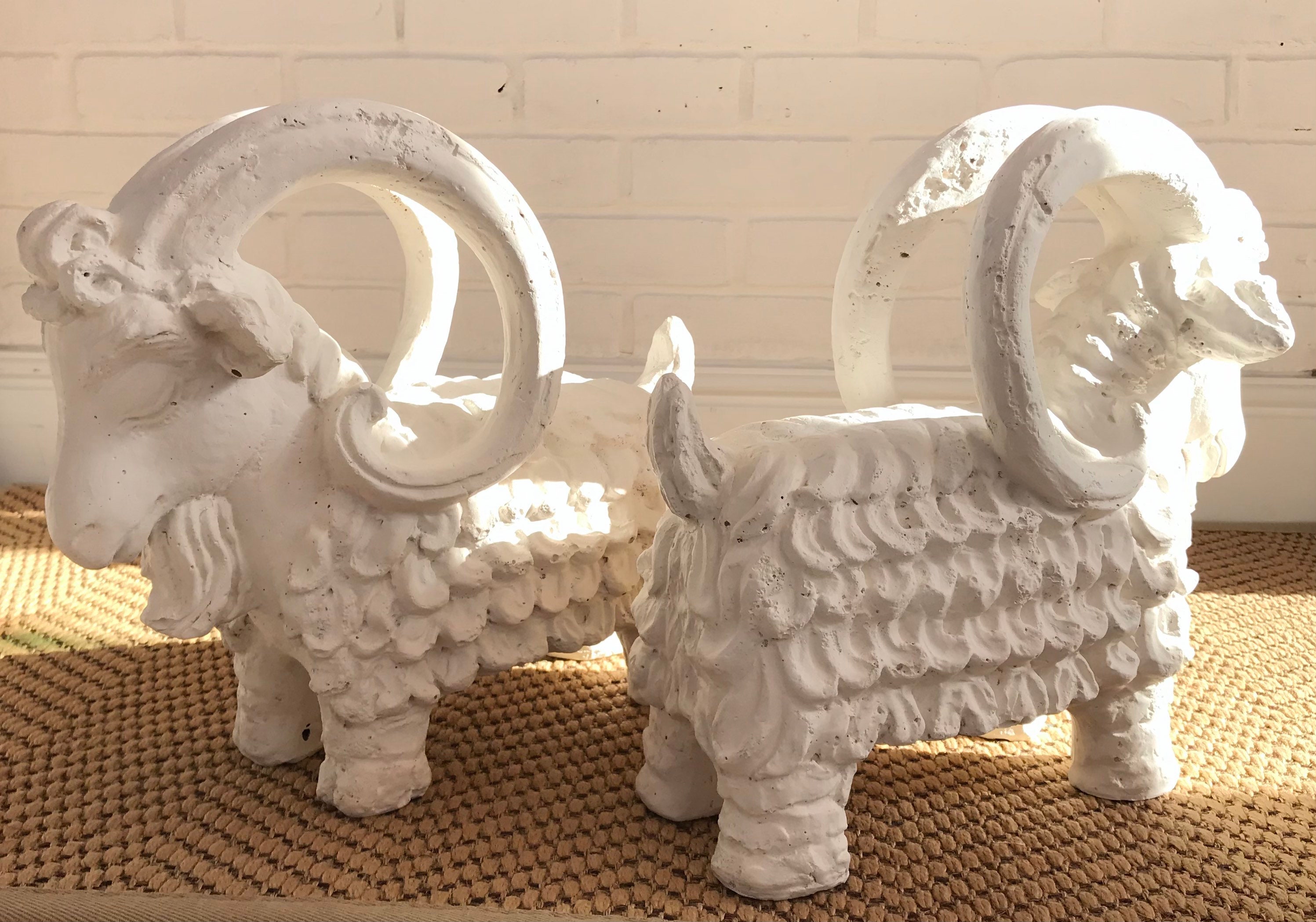 Mid Century austin Productions 1961 Terracotta Whitewashed Pottery ...