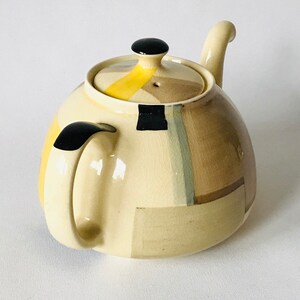 Rare Susie Cooper 1930s Geometric Colour Block E110 Design Teapot With ...