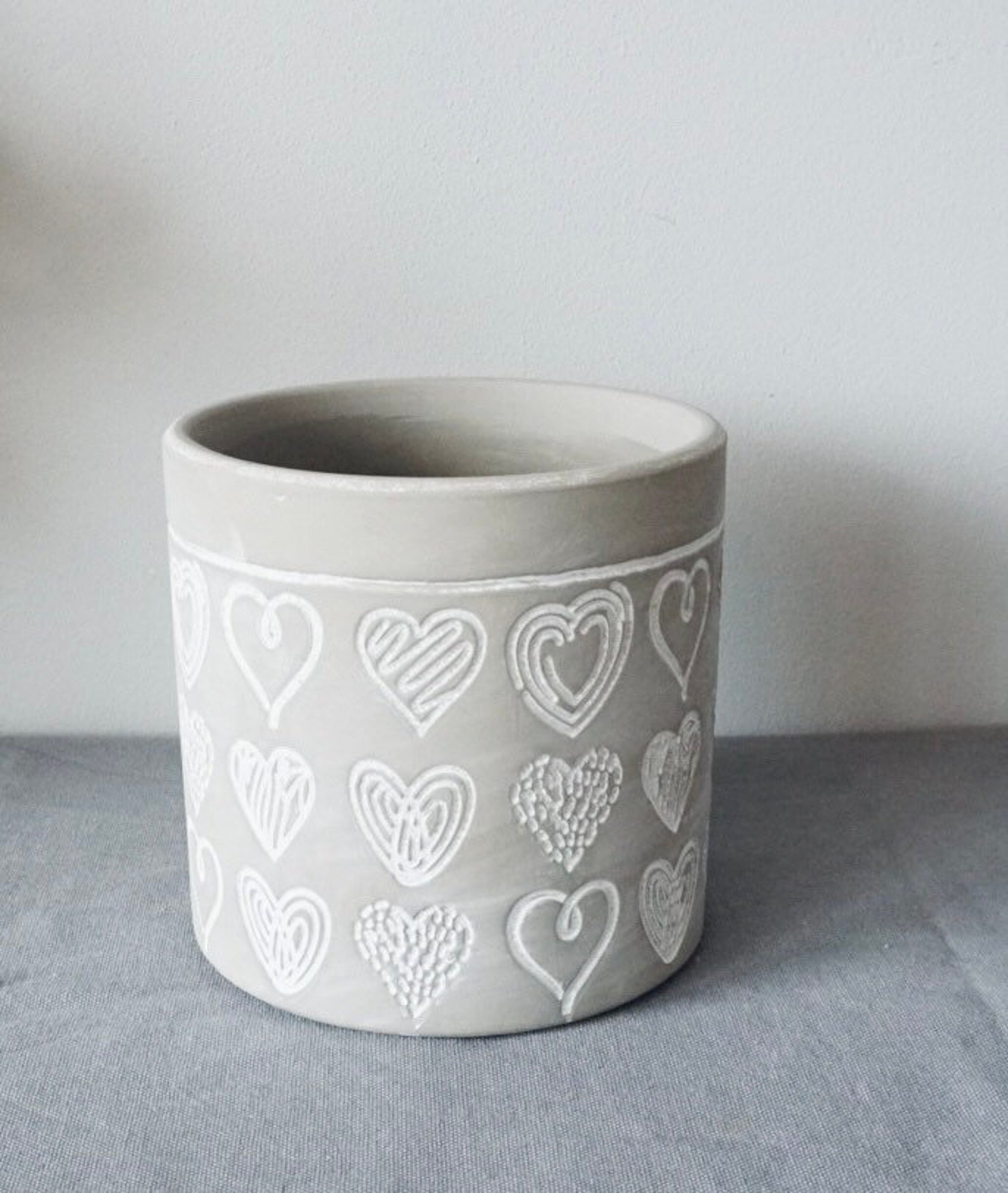 Heart pot planter Indoor or Outdoor planter. Storage pot | Etsy