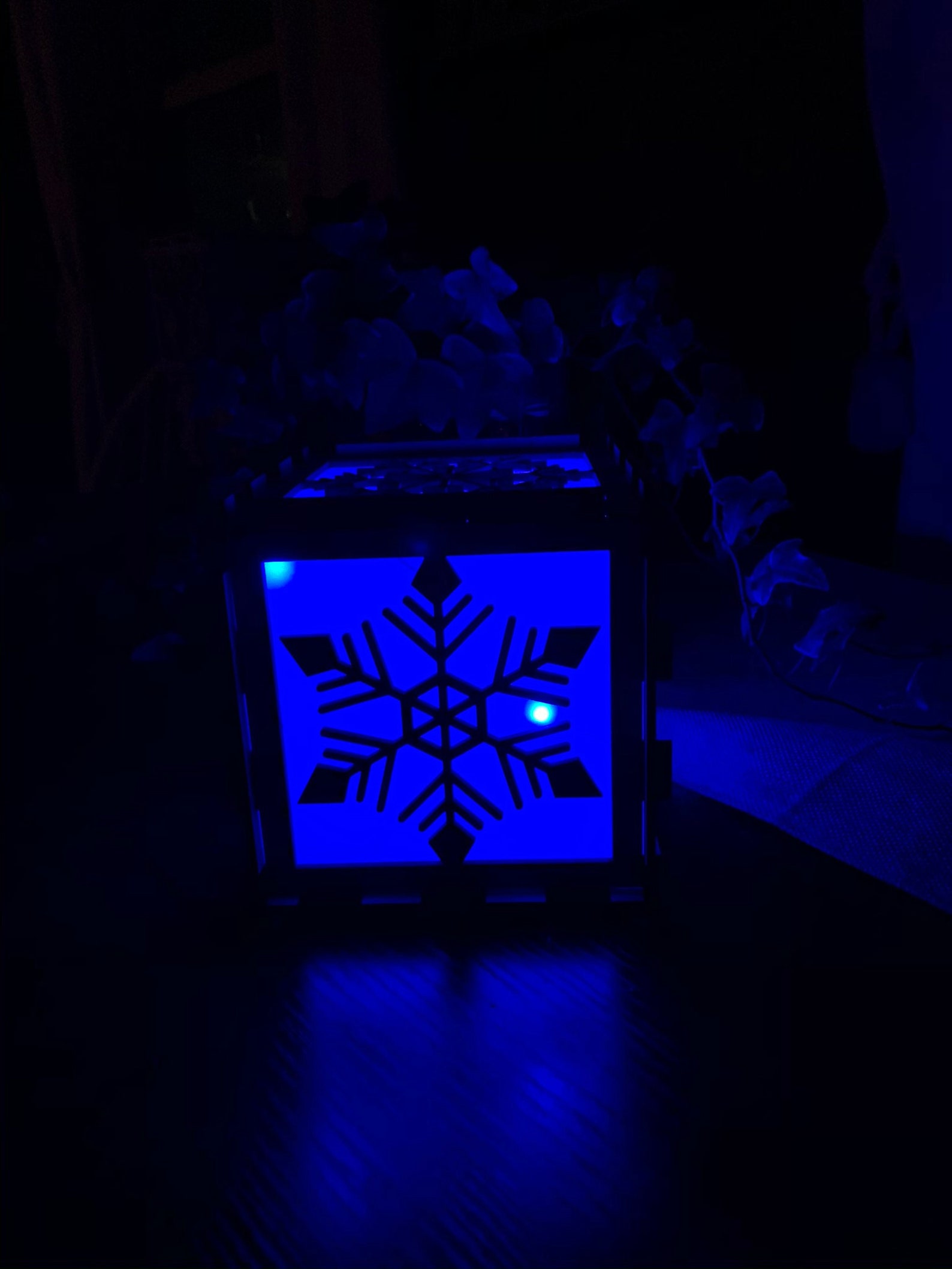 Snow Flake Light Box, Snow Flake, Winter, Christmas, Light Box, Shadow ...