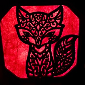 Fox Light, Fox Light Box, Fox, Foxes, Fox Stuff, Harvest Light, Harvest ...