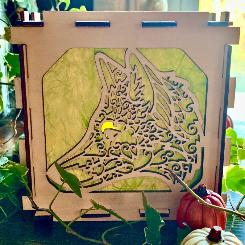 Fox Light Fox Light Box Fox Foxes Fox Stuff Harvest - Etsy