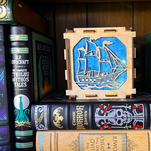 Nautical Light Box, Light House Night Light, Ocean Themed Home Decor ...