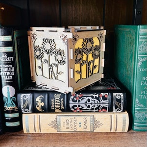 Sunflower Light Box, Sunflowers Night Light, Nature Inspired Home Decor ...