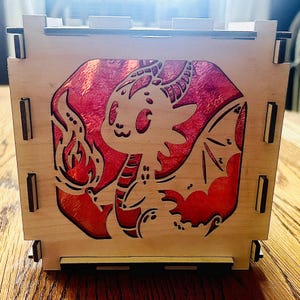 Baby Dragon Light Box, - Etsy