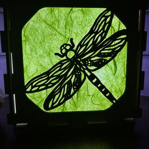 Dragonfly Light Box, Dragonfly Dragonfly Gift, Dragon Fly Light Box ...