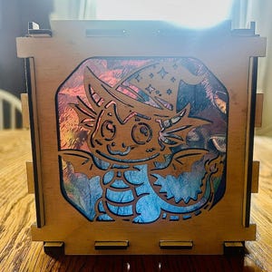 Baby Dragon Light Box, - Etsy