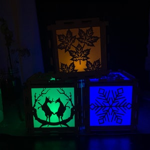 Snow Flake Light Box, Snow Flake, Winter, Christmas, Light Box, Shadow ...