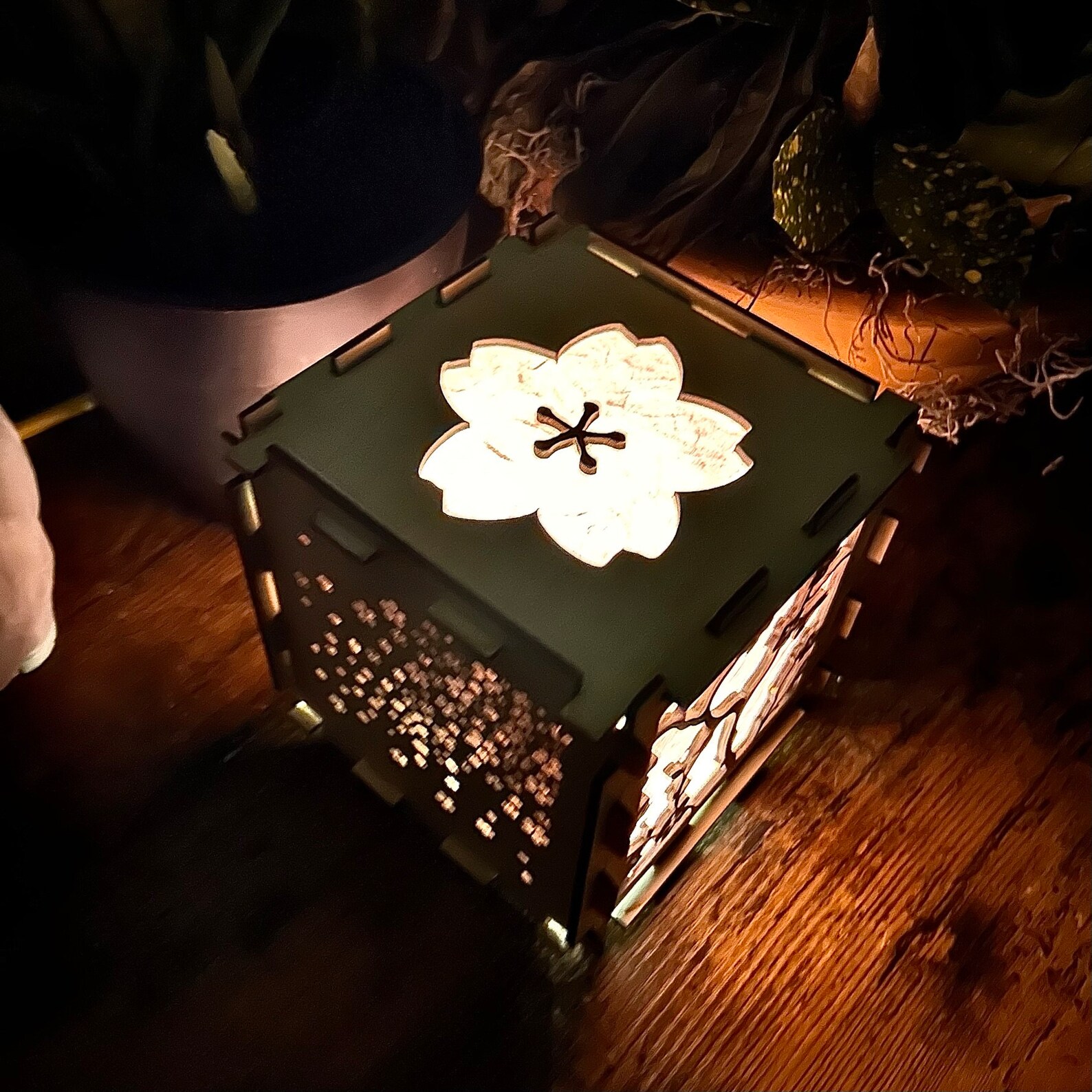 Cherry Blossoms Light Box, Chery Blossom Night Light, Spring Decor ...