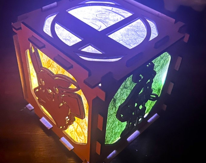 Super Smash Light Box, Video Game Home Decor, Gamer Gift Idea, 90s ...