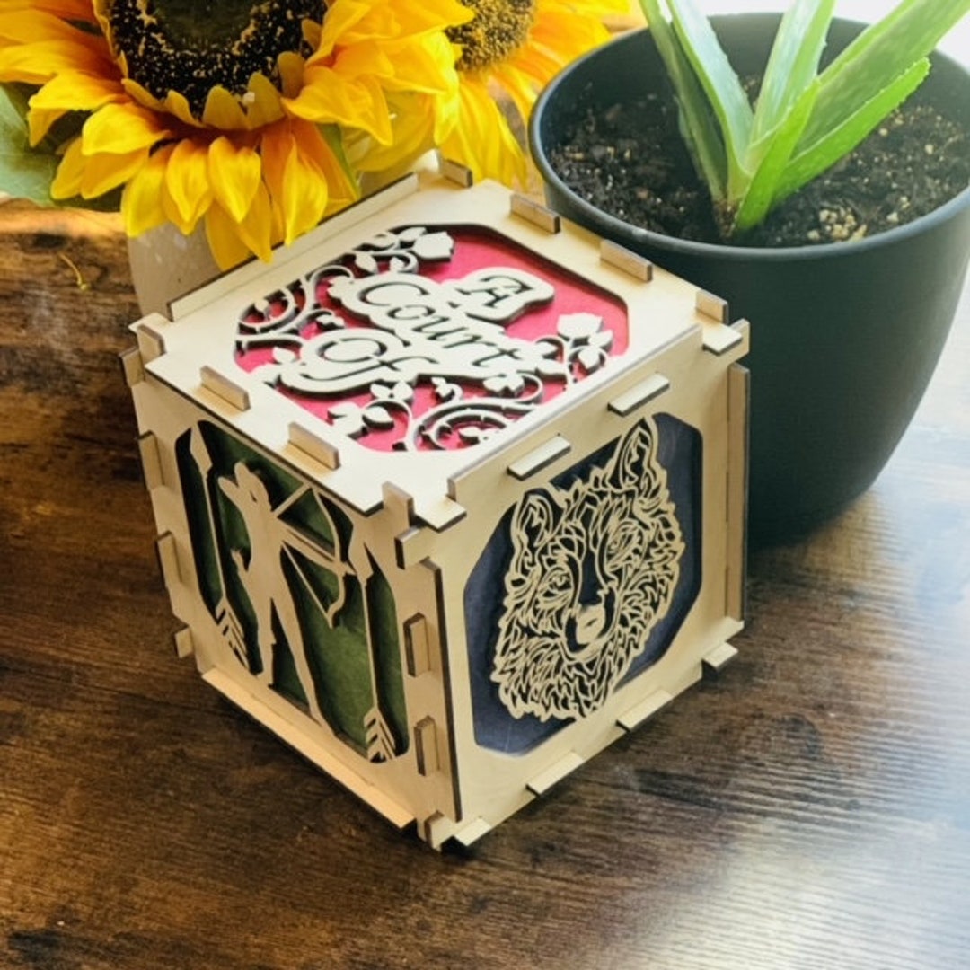 Acotr, Acotr Inspired Light Box, Book Light Box, Acowr, A Court of ...