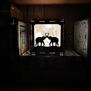 Elephant Light Box, Elephants Night Light, Elephant Home Decorations ...